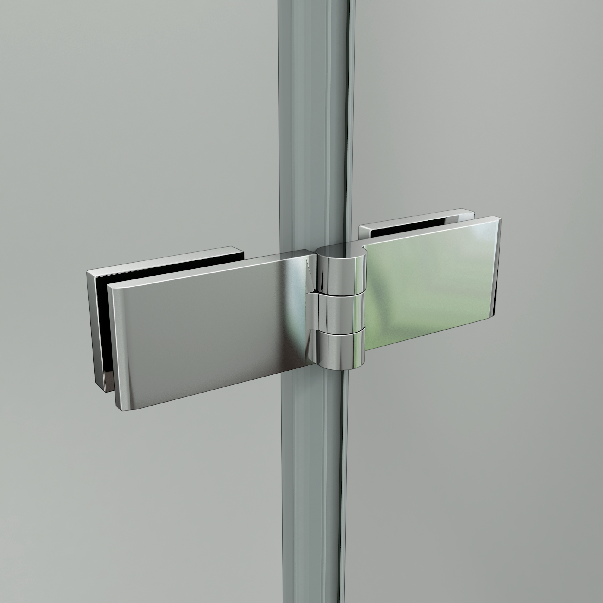 1200x1400mm 180 Hinge 2 Fold Bath Shower Screen Door Panel Tempered ...