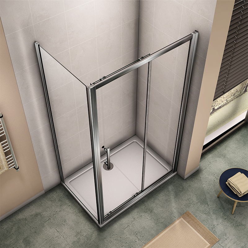 NANO Sliding Door 8mm Glass Cubicle Screen Shower Enclosure Side Panel ...