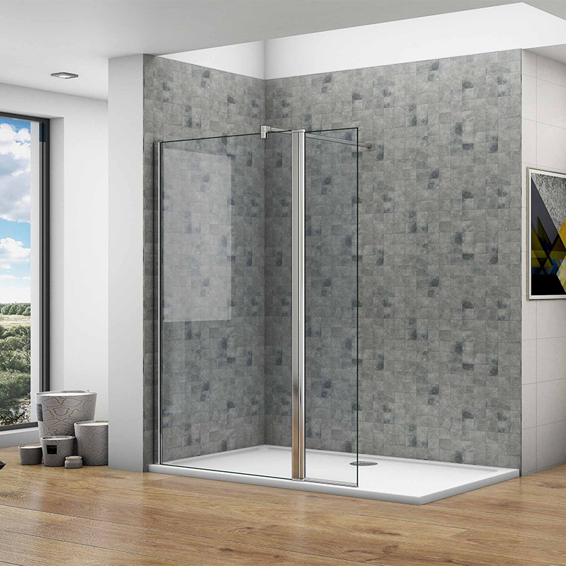 Wet Room Shower Enclosures Walk In Shower Screen Stone Tray Flipper ...