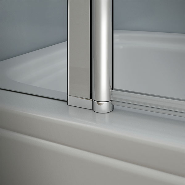 Shower 180?Pivot Bath Screen 1200x1400mm Quality Chrome Shelves Towel ...